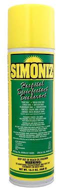 Simoniz® Disinfectant Spray and Deodorant 16.5oz can, Pack of 12 – Noah ...
